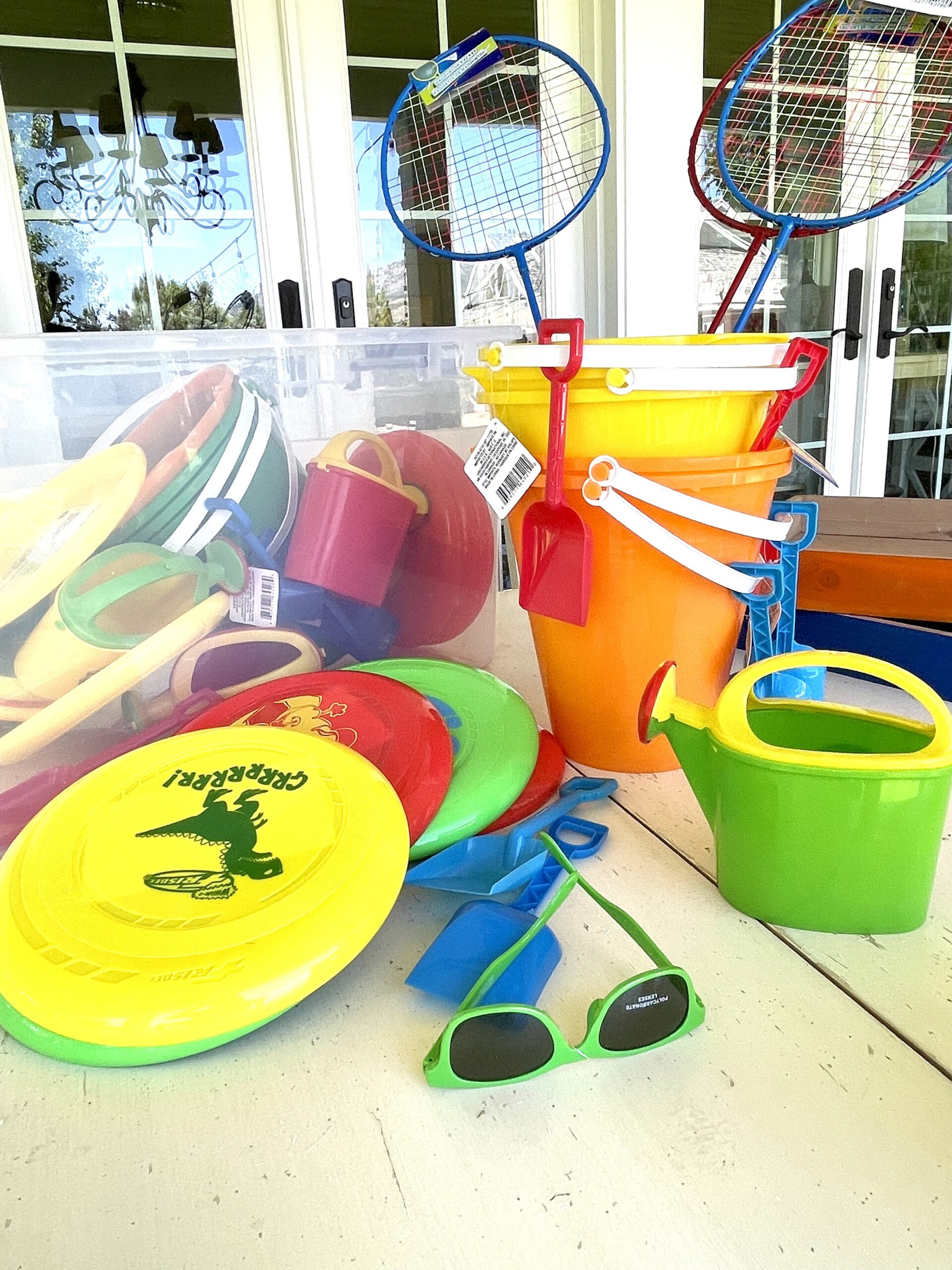 Beach Themed Sandbox Centerpieces - Michelle Crowley