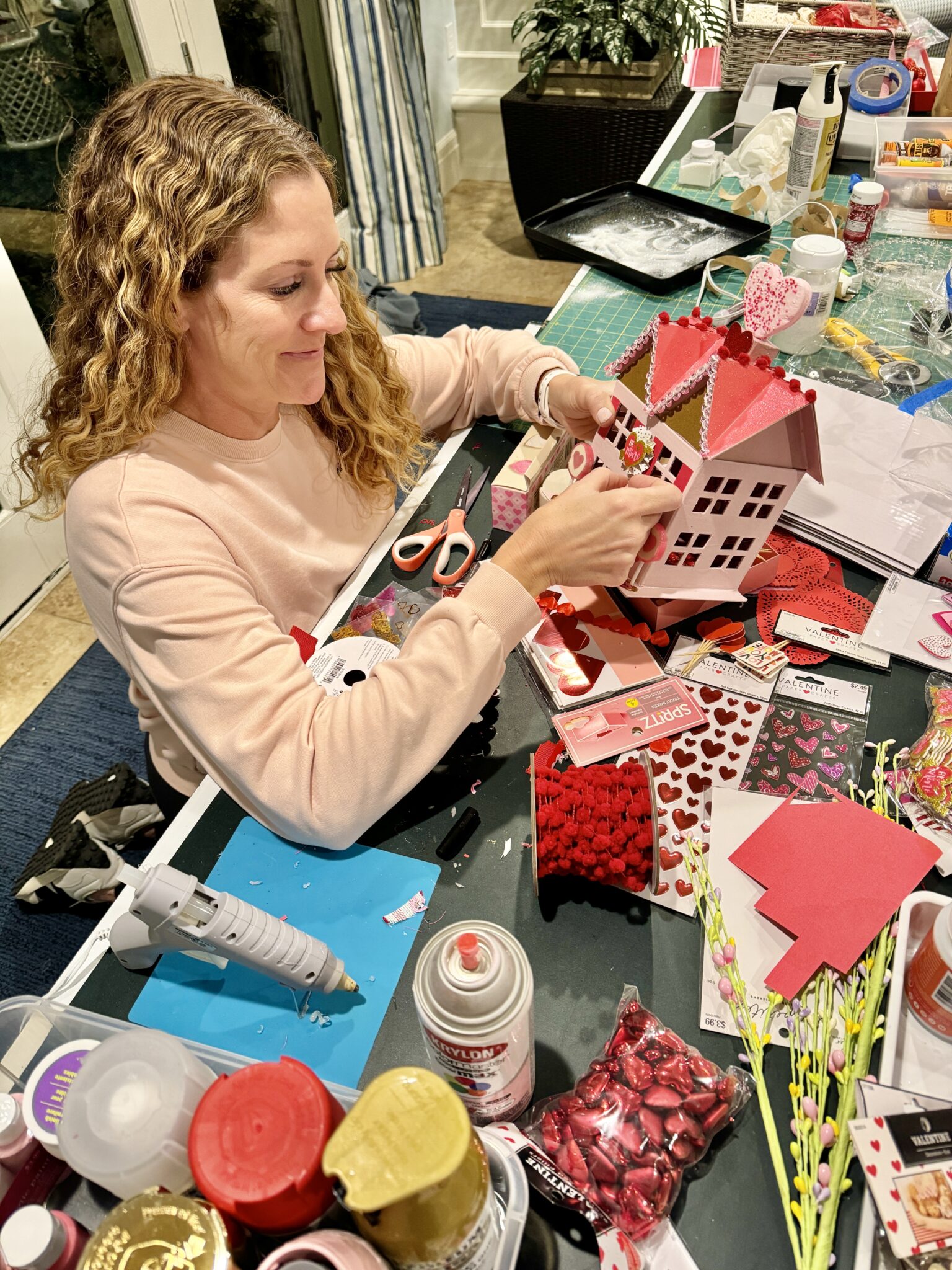 Valentine "Putz" Houses - Michelle Crowley