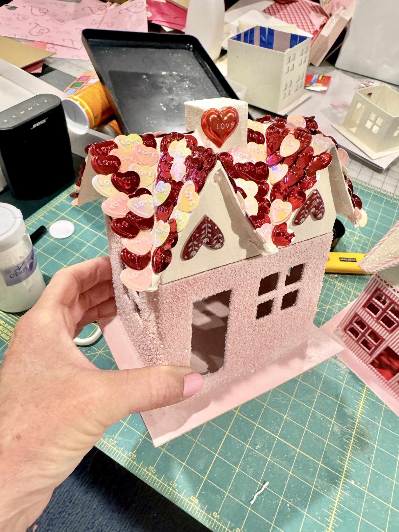 Valentine "Putz" Houses - Michelle Crowley