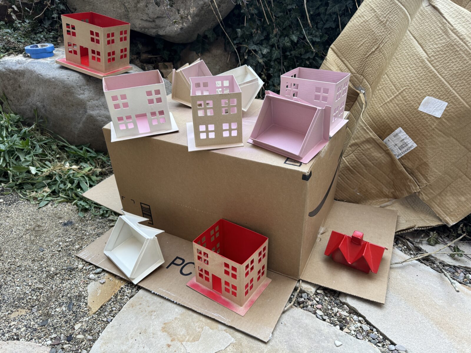 Valentine "Putz" Houses - Michelle Crowley