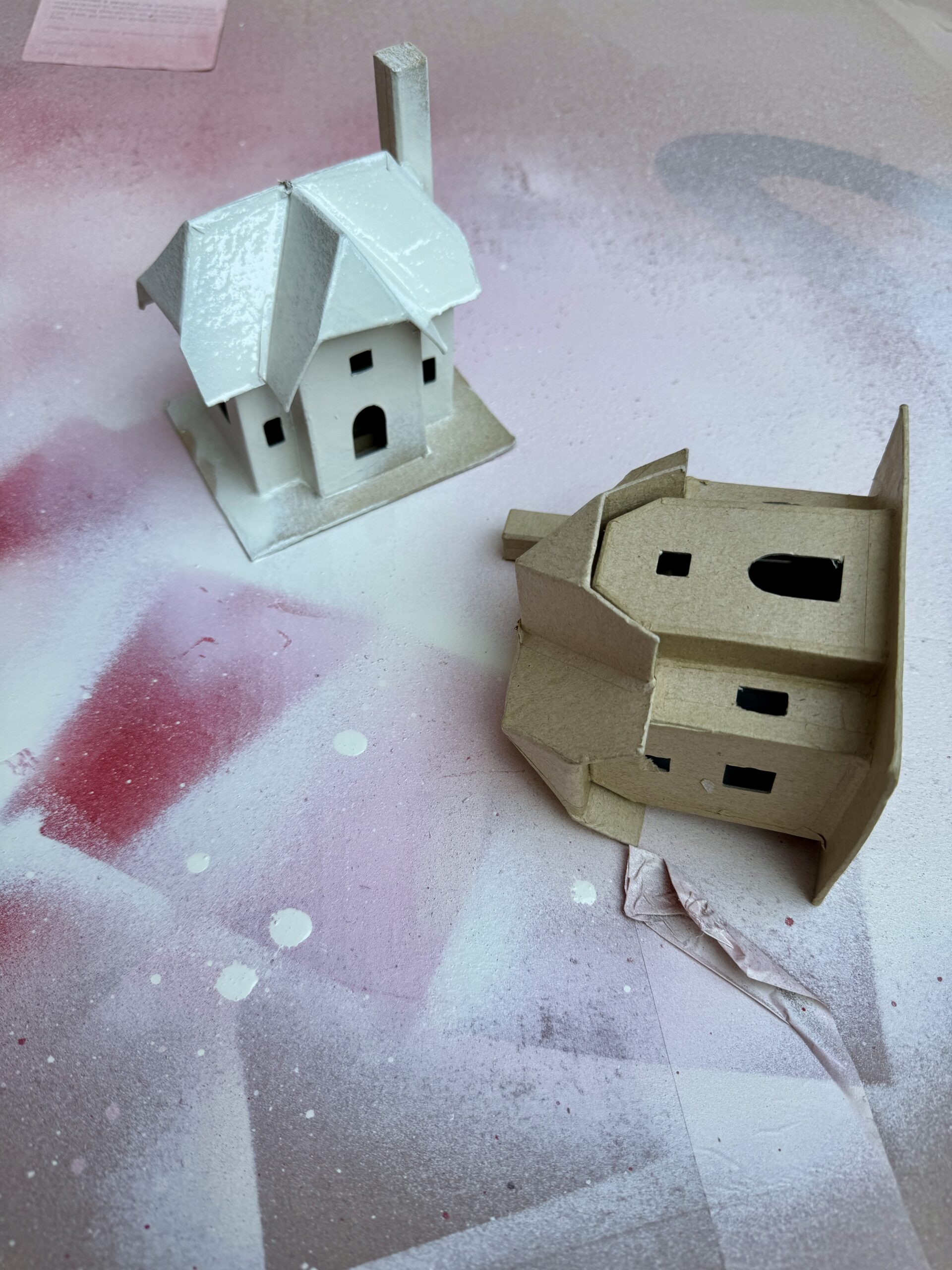 Valentine "Putz" Houses - Michelle Crowley